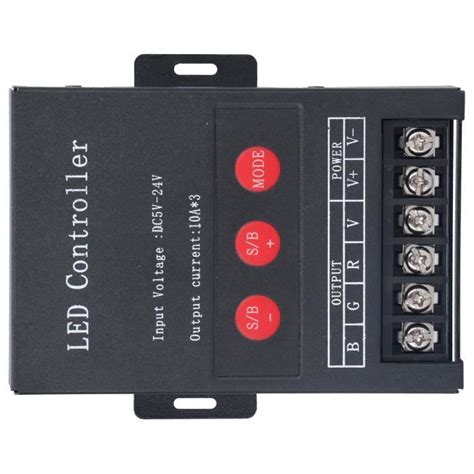 GOTOTOP Contrôleur RGB Contrôleur LED RGB PWM Digital pour projet de