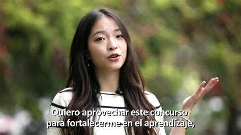Concursante del Concurso de Español de CGTN Fu Yi YouTube