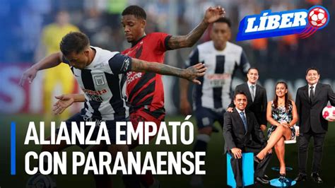 Alianza Lima empató con Athletico Paranaense debieron ganar Líbero