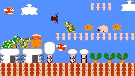 Super Mario Bros HD Naked Mario Part 2 YouTube