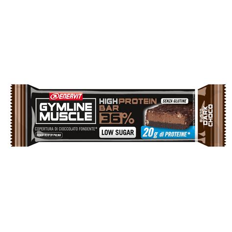 ENERVIT Gymline High Protein Bar 36 Dark Choco 55 G Redcare