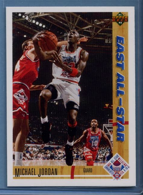 Michael Jordan 1991 92 Upper Deck East All Star Card 69 EBay