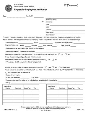 Fillable Online Dhs State Il Caseload Fax Email Print PdfFiller
