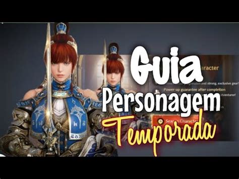 Guia Personagem De Temporada Black Desert Mobile Dicas Para