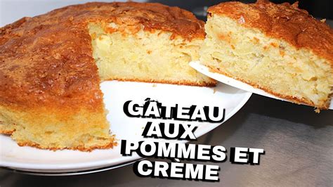 Gâteau aux pommes et à la crème YouTube