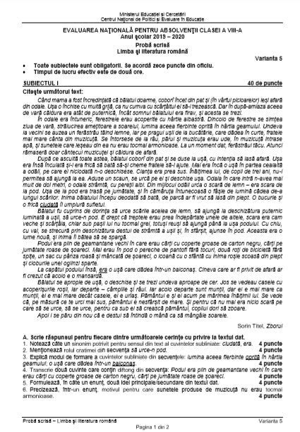 Raport Narativ Evaluare Nationala Clasa A Ii A