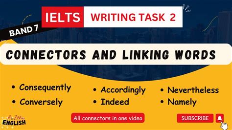 Connectors And Linking Words In Writing Task 2 IELTS 7 Band
