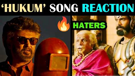 Hukum Song Reaction Jailer Second Single Reaction Hukum Jailer Song