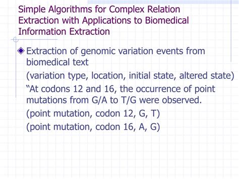 ppt bionlp related talks and demos at acl and conll ‘05 powerpoint presentation id 2748860