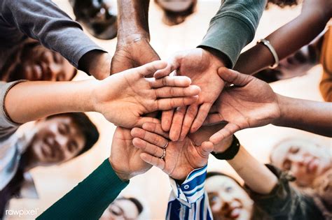 Diverse People Holding Hands