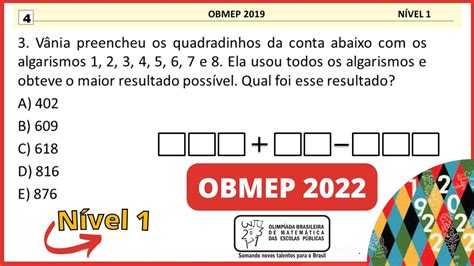 Gabarito Obmep 2023 Matemática LIBRAIN