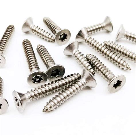 20pcs M2 9 M3 5 M3 9 M4 2 M4 8 304 Stainless Steel Six Lobe Torx Flat