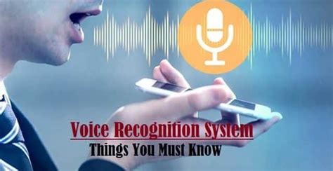 voice recognition system types how it works architecture applications