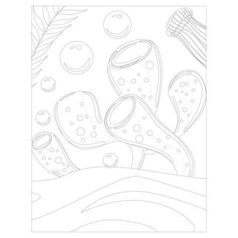 Coloriages D Animaux De L Oc An Imprimer Pour Les Enfants Vecteur