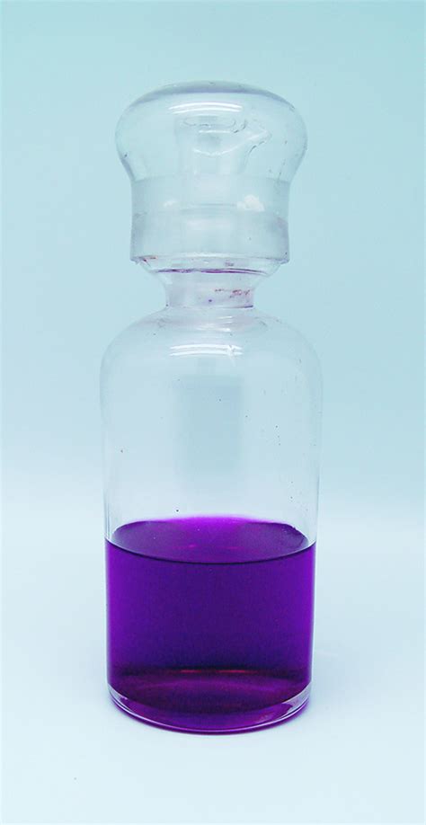 Frasco de vidro con cápsula y tapón esmerilado Farmacia Museo Aramburu