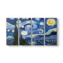 Vincent Van Gogh Yıldızlı Gece Tablosu TabloShop