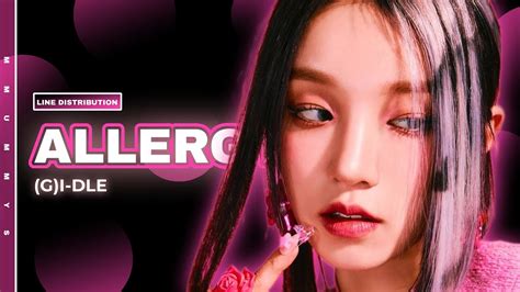 Line Distribution G I Dle Allergy Mmummys Youtube
