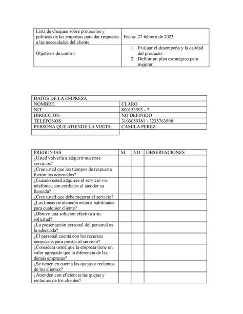 Actividad AA3 Lista De Chequeo Lista De Chequeo Sobre Protocolos Y