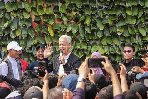 Kunjungan Ganjar Pranowo Ke Gresik ANTARA Foto