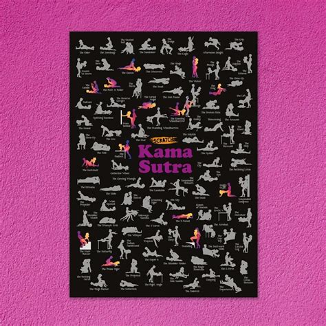 Poster Razuibil 100 Pozitii Kama Sutra Fun Positions Mindblowerro