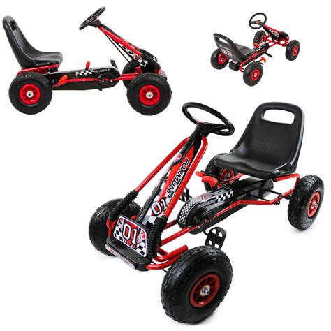 COIL Gokart Formuła 1 na pedały dla dzieci czerwony pompowane koła