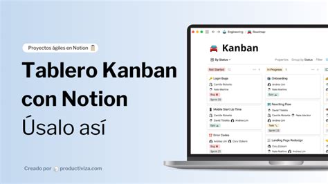 Cómo usar los Tableros Kanban en Notion Plantillas y Ejemplos