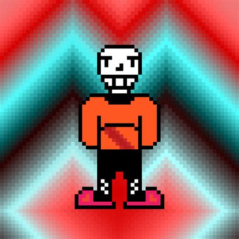Pixilart Underswap Papyrus Sprite By Crash Leader