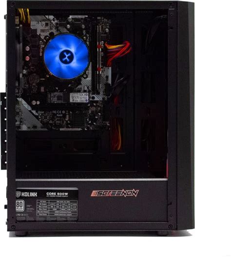 ScreenOn AMD Ryzen 3 RGB Budget Game Computer Gaming PC 16GB RAM