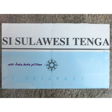 Jual Peta Provinsi Sulawesi Tengah Lipat Shopee Indonesia