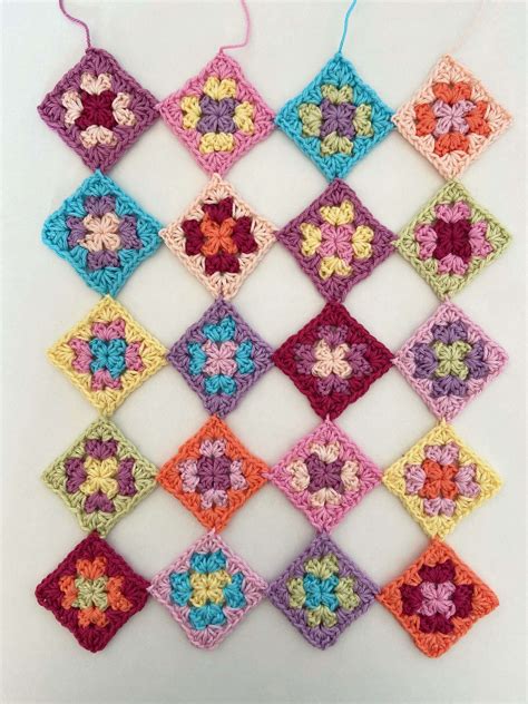 Granny Square Wall Hanging The Crochet SwirlThe Crochet Swirl