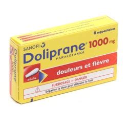 Doliprane 1000 mg comprimés Paracétamol adulte Douleur et fièvre
