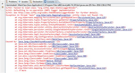 java geting entity class not found error while mapping classes to database table by