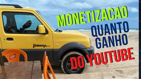 QUANTO GANHO DO YOUTUBE MONETIZAÇÃO PAGAMENTOS ADSENSE DÓLAR