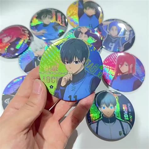 6 Styles Anime Blue Lock Cosplay Backpack Badges Bachira Meguru Isagi