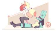 Post 2182719 Animated Braixen Diives Lucario Porkyman
