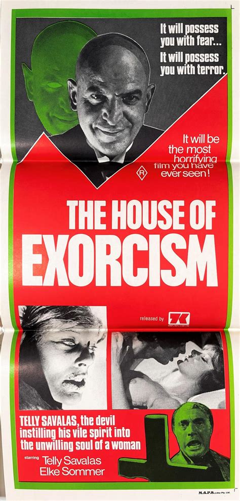 Lot The House Of Exorcism 1975 Starring Telly Savalas Elke Sommer