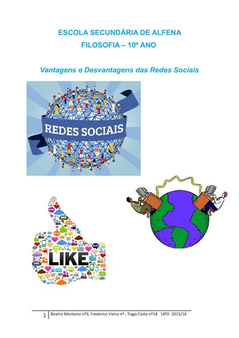 Calaméo Vantagens E Desvantagens Das Redes Sociais 1