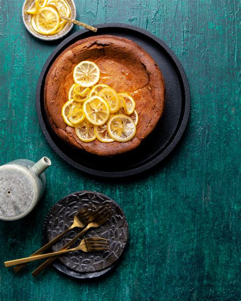 Baked Ricotta Cheesecake With Caramelised Lemon Azalea