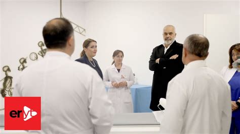 Kryeministri Edi Rama Tiranë në kantierin e Spitalit të Ri të