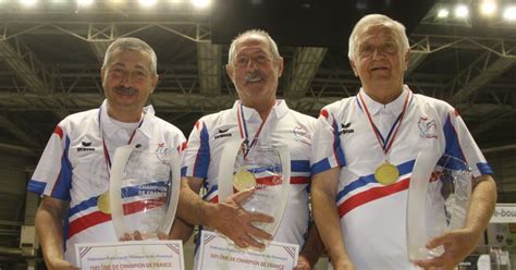 pétanque CHAMPIONNAT DE FRANCE VÉTÉRANS TRIPLETTES À Albertville