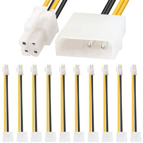 Xiatiaosann P4 ATX To LP4 4 Pin Molex Male To 4 Pin ATX Motherboard
