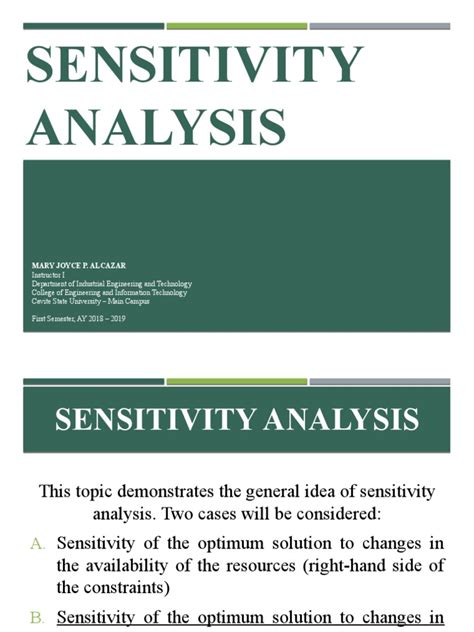 sensitivity analysis part 2 dual simplex pdf mathematical optimization applied mathematics