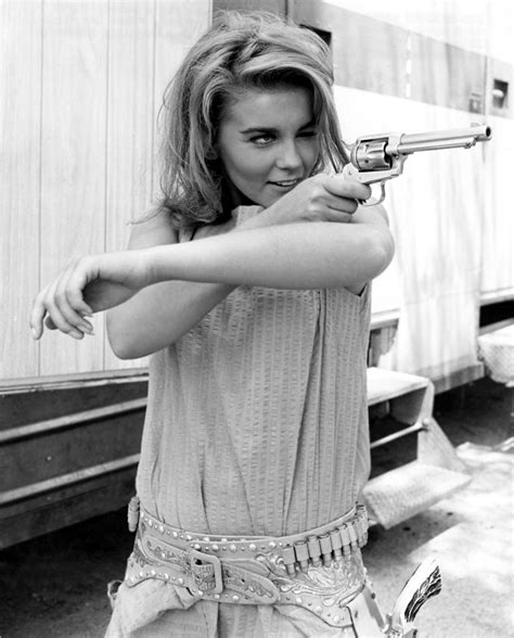 Ann Margret Holding A Pistol Nobody Shoots A Pistol Like This But Who