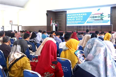 Penyusunan RKPD Tahun 2024 Pemkab Wajo Gelar Musrenbang Tahun 2023