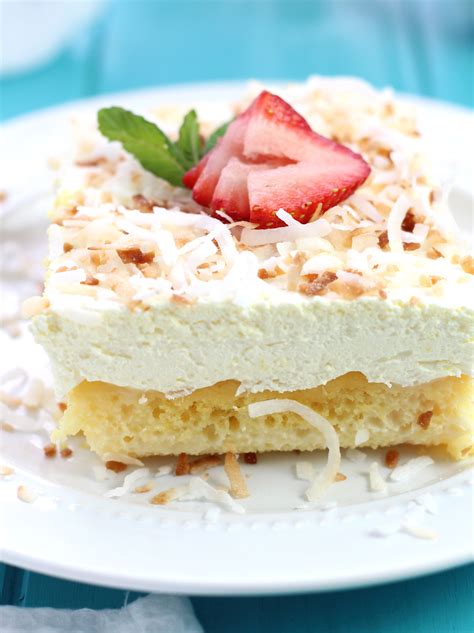 Pina Colada Poke Cake 3 Yummy Tummies