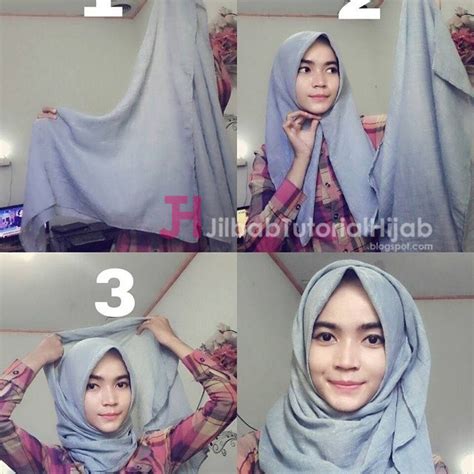 Tutorial Hijab Segi Empat Simple Tanpa Ciput Untuk Sehari Hari Ragam