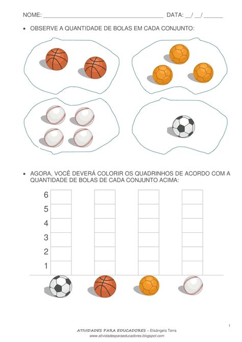Atividades Para Educadores 1º Ano Conjuntos Números Até 9