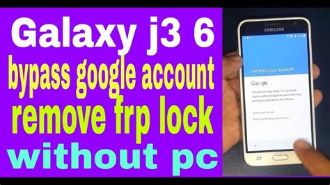 Samsung J3 6 Frp Bypass Google Account Remove YouTube