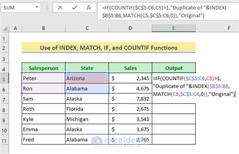 Index Match With Duplicate Values In Excel Quick Methods
