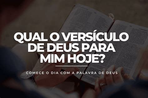 Qual O Vers Culo De Deus Para Mim Hoje